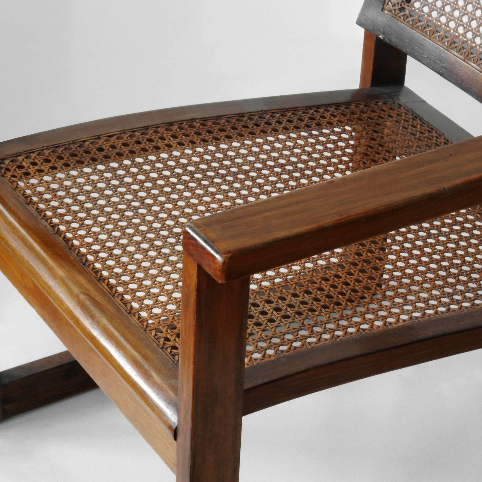 Bauhaus Wooden Armchairs Pair by Peter Keler, Manufactured by Albert ...