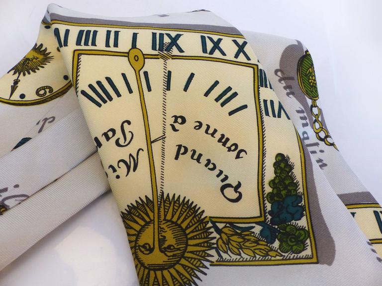 Mid-Century Fornasetti Silk Tie with a Timepiece Motif at 1stDibs ...