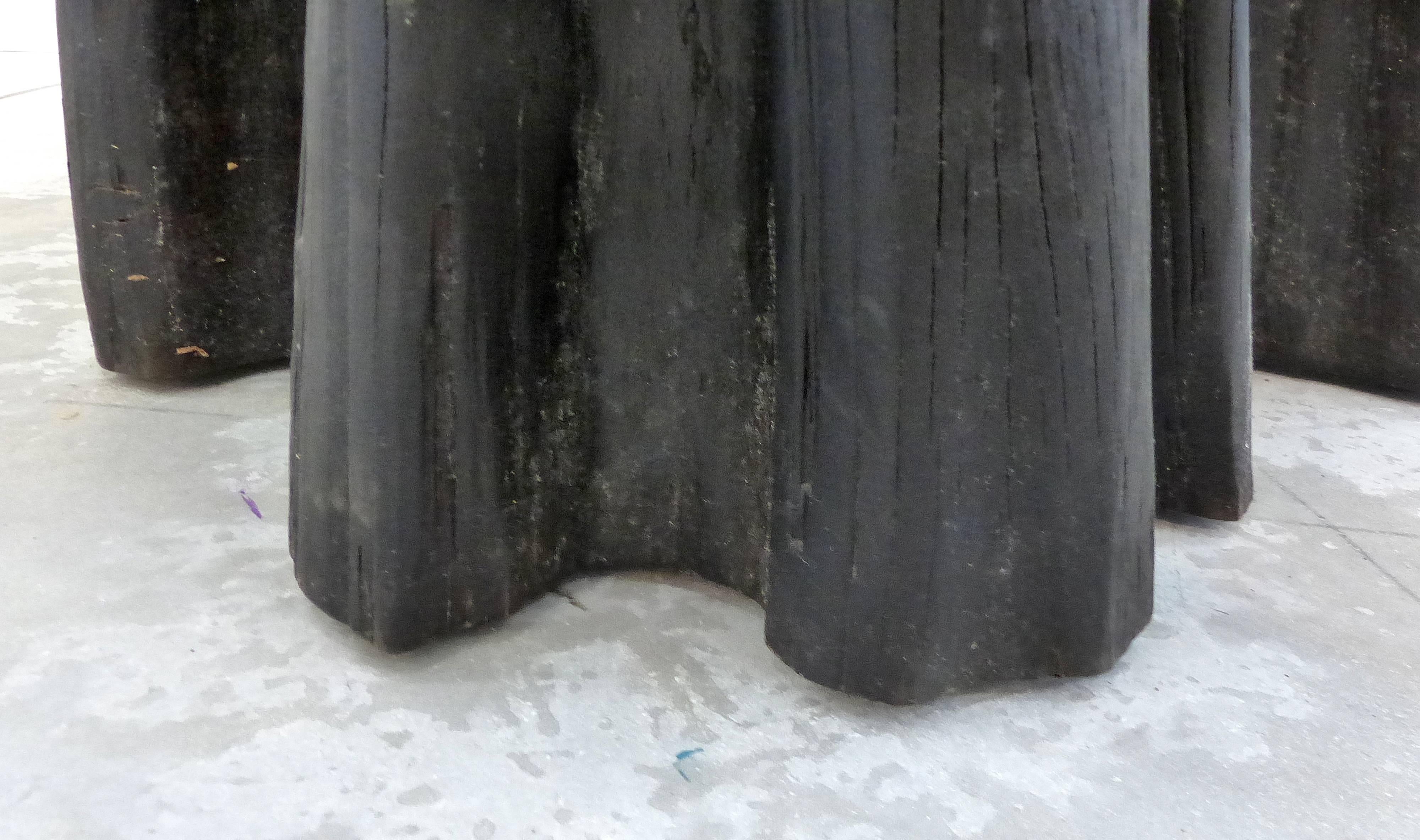 Guaranta Wood Table Base from the Brazilian Amazon by Artist Valeria ...