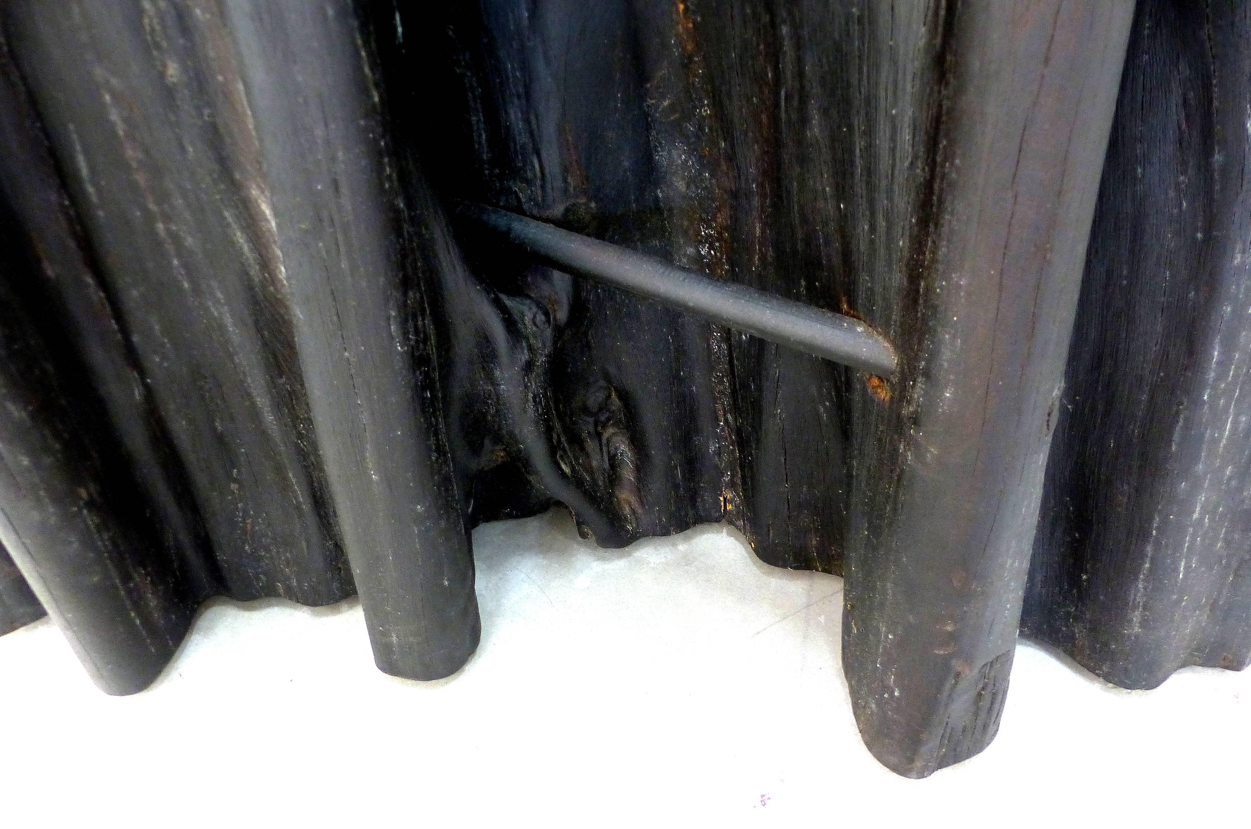 Guaranta Wood Table Base from the Brazilian Amazon by Artist Valeria ...