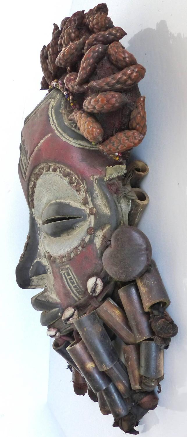 20th Century Bamileke West African Ceremonial Mask For Sale at 1stdibs