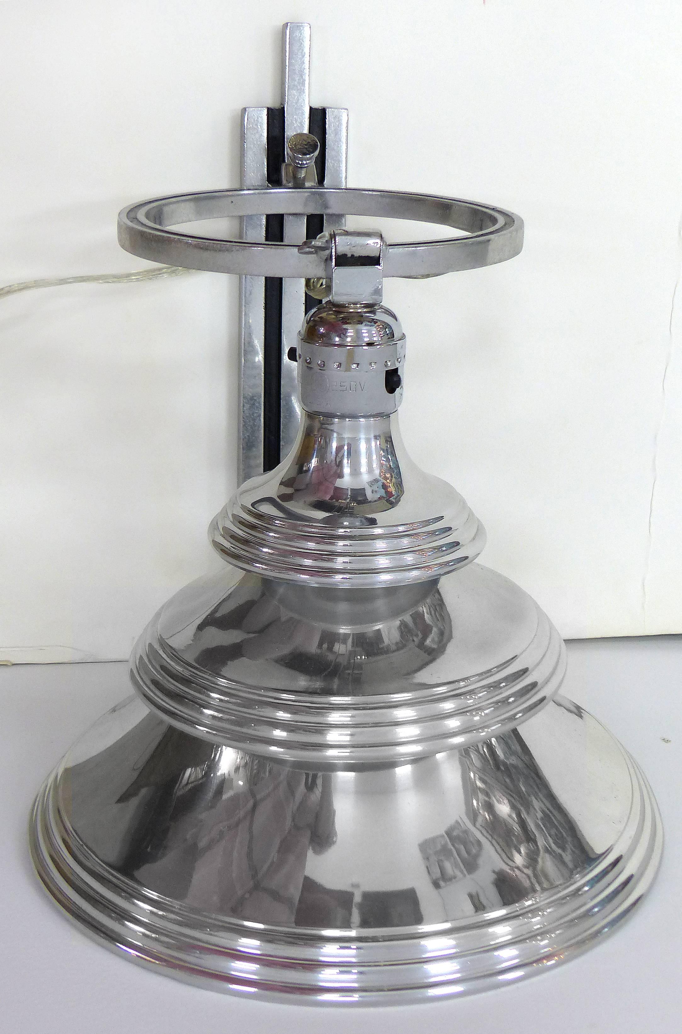 Art Deco Flip Sconces by Edward Kent for the Railley Corporation For ...