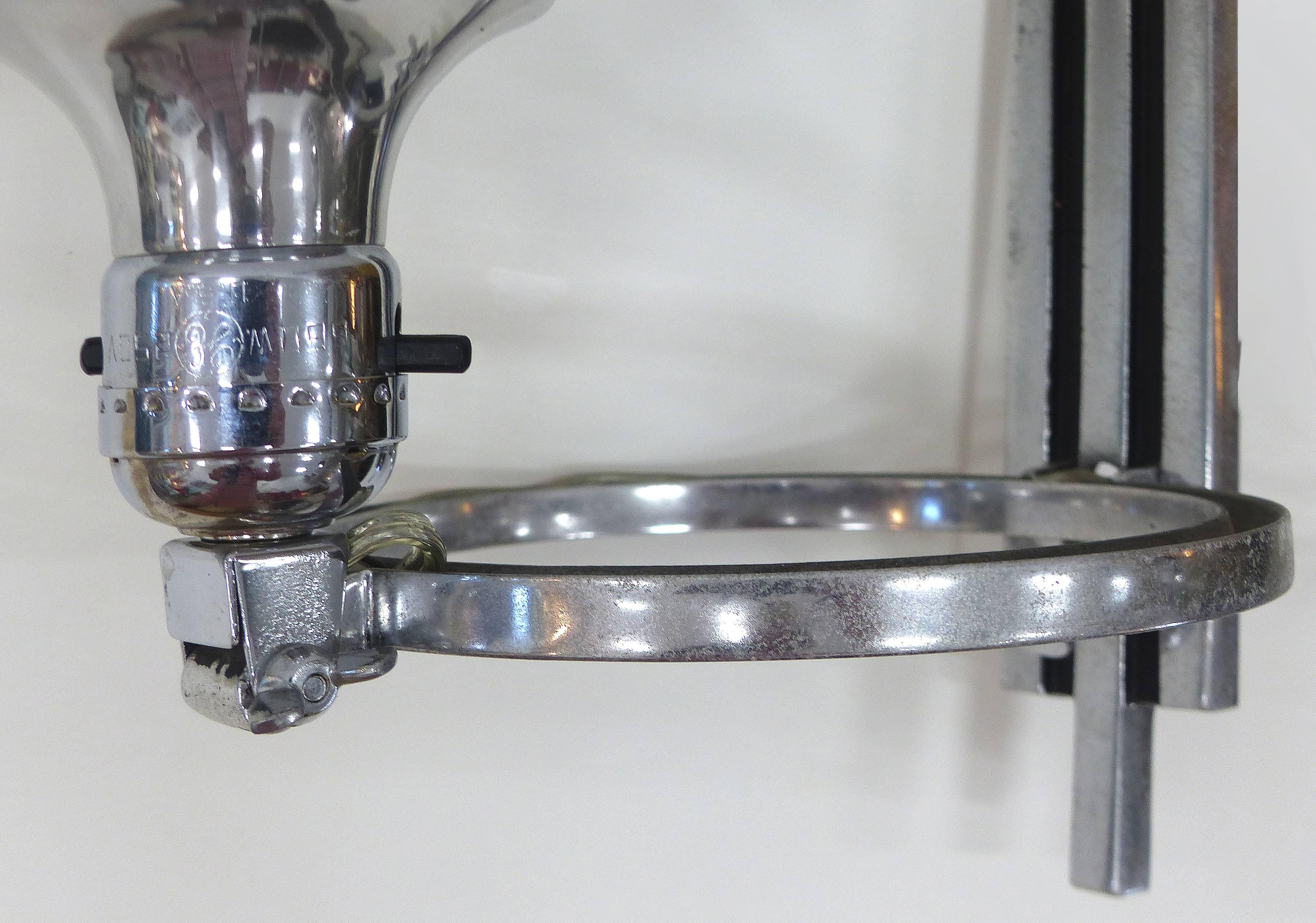Art Deco Flip Sconces by Edward Kent for the Railley Corporation For ...