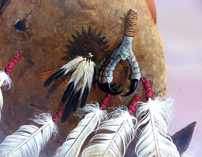 20th Century Oil on Board by Western Artist Ron Owens at 1stDibs