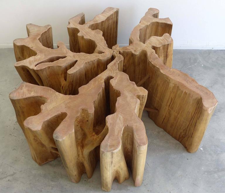 Brazilian Amazon Guaranta Wood Table Base For Sale at 1stDibs