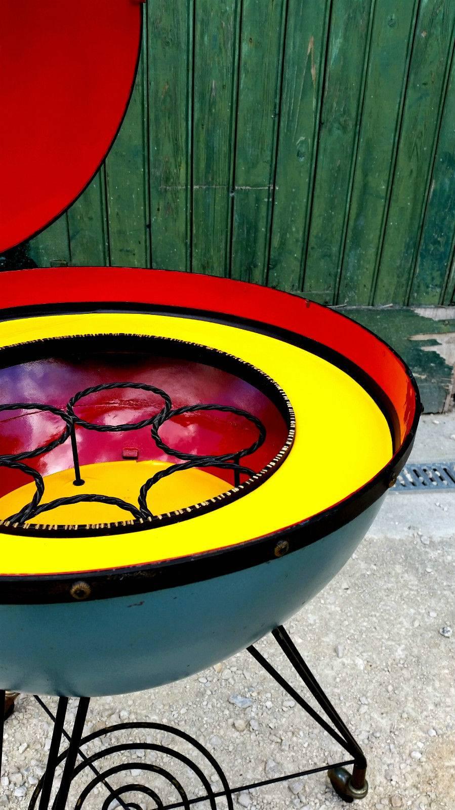Rare and Superb Spherical Metal Bar, 1950s For Sale at 1stDibs