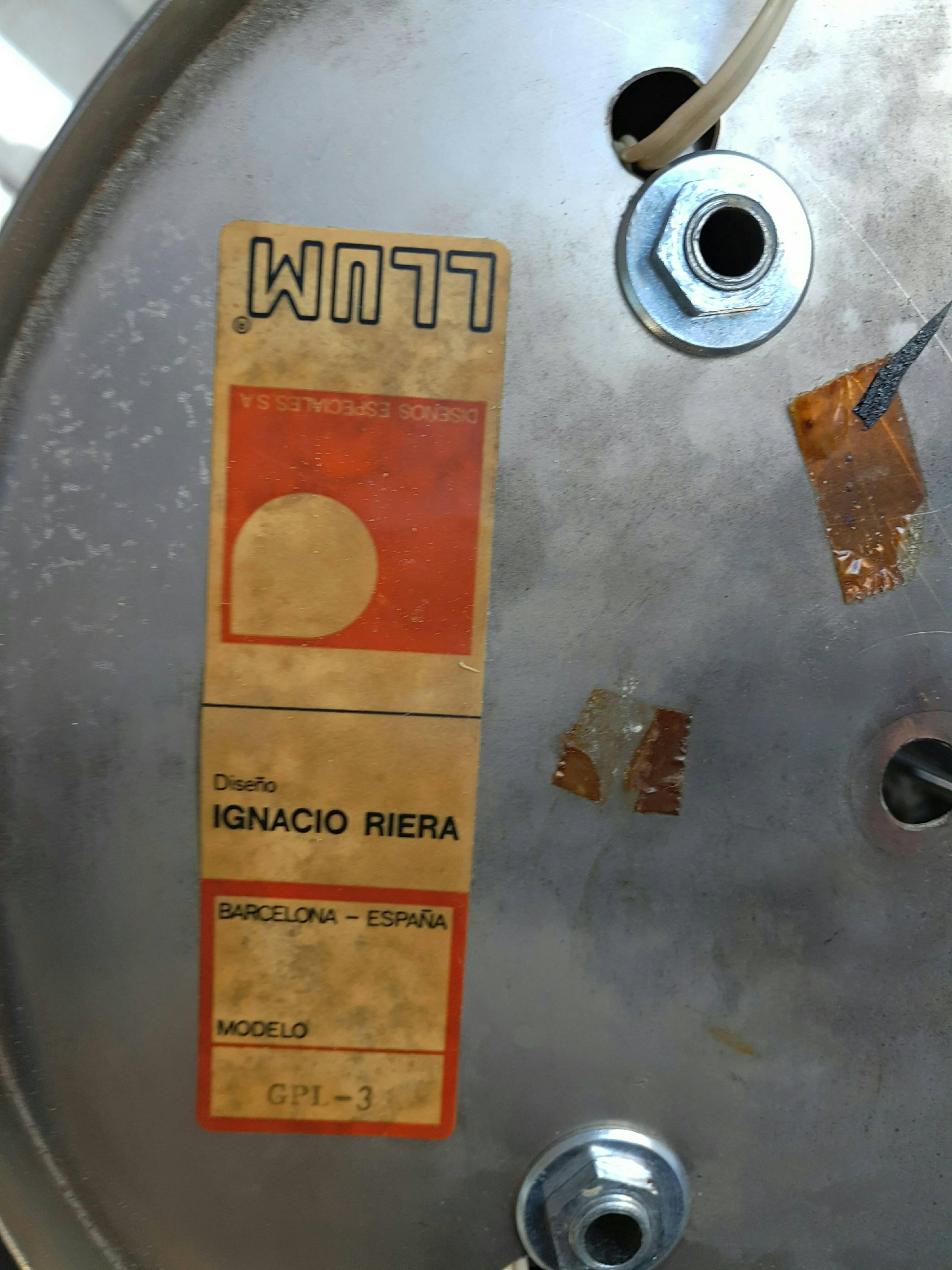 Rare and Monumental Wall and Sconces Lamp by Ignacio Riera for Llum ...