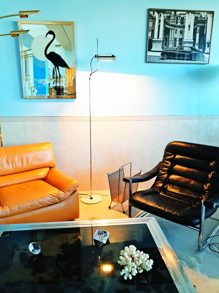 Adjustable Halogen Floor Lamp, Italy, 1970s For Sale at 1stDibs