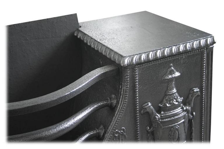 Antique Georgian Cast Iron Hob Grate at 1stDibs
