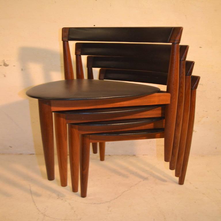 Danish Teak Dining Table and Chairs by Hans Olsen for Frem Rojle ...