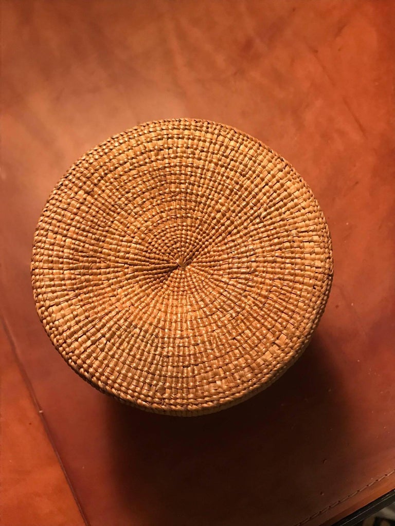 Native American Tlinget Small Basket at 1stDibs