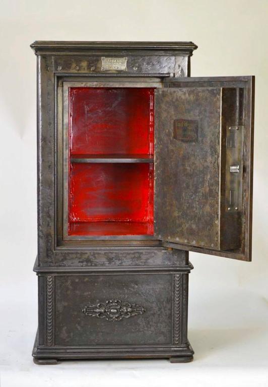 French Industrial Cast Iron Safe, circa 1920 at 1stDibs