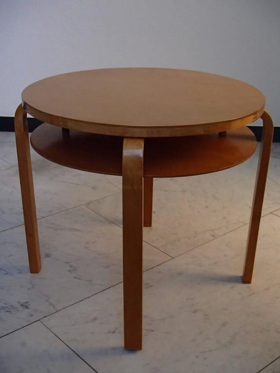 Mid-Century Original Alvar Aalto Round Table Birch at 1stDibs