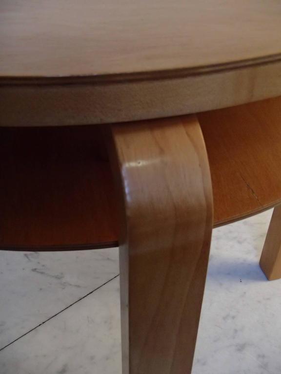 Mid-Century Original Alvar Aalto Round Table Birch at 1stDibs
