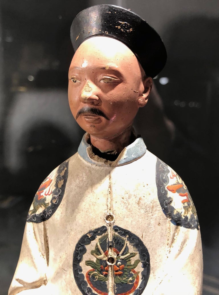 Pair of Early 19th Century Chinese Nodding Figures at 1stDibs