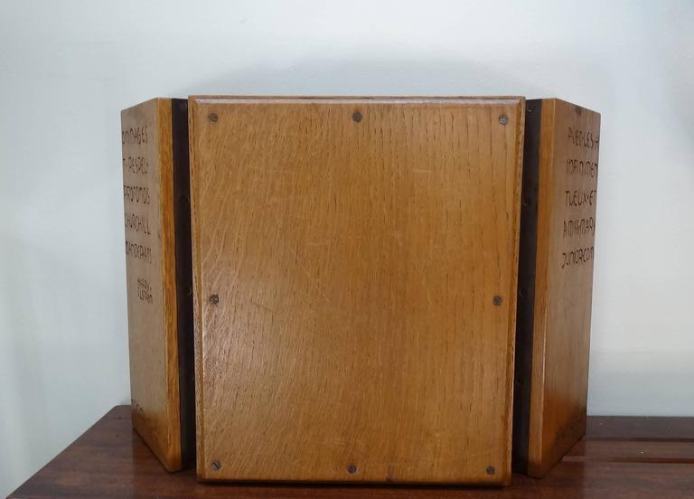 Art Deco WWII Churchill St Michael stone plaque relief sculpture Harry ...