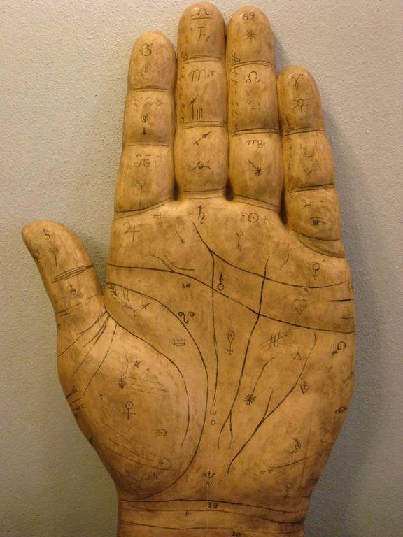 Hand Reading, Palmistry Shop or Circus Tent Sign, Americana, Folk Art ...