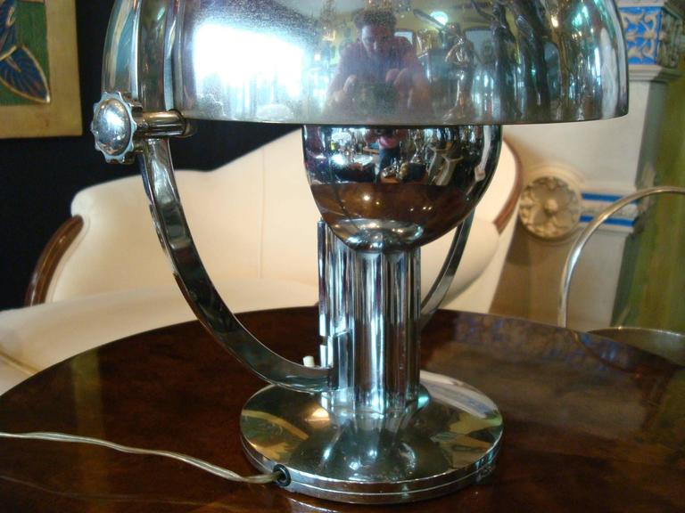 Art Deco Streamline Desk Table Lamp, 1930s at 1stDibs