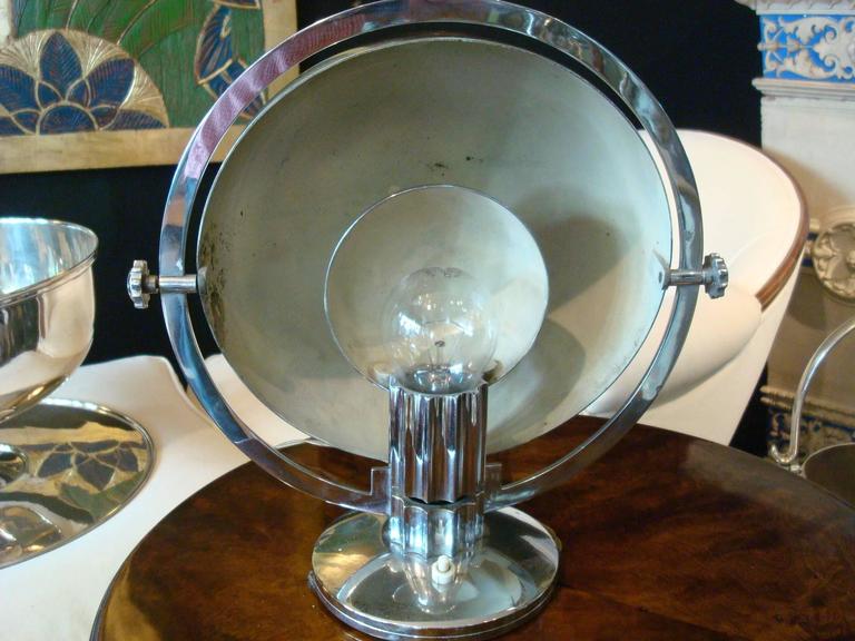 Art Deco Streamline Desk Table Lamp, 1930s at 1stDibs