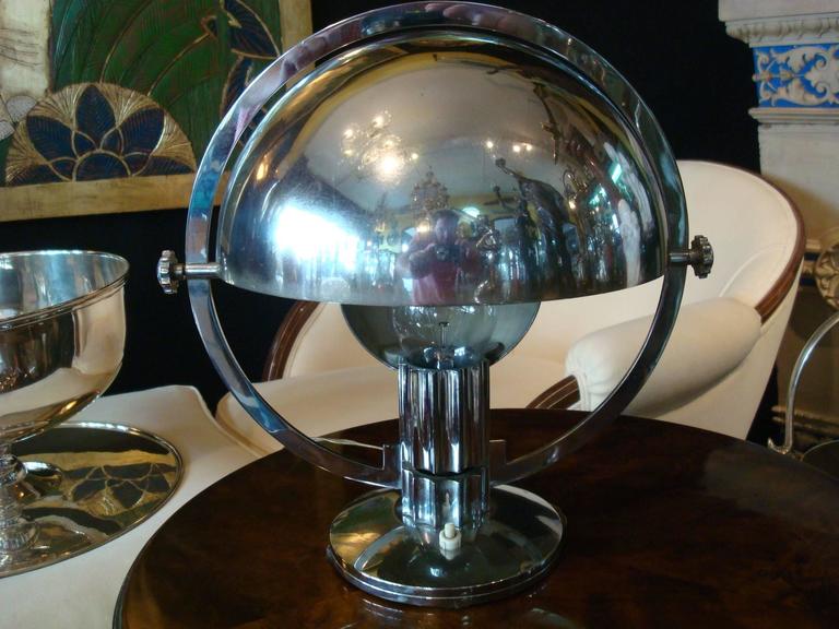 Art Deco Streamline Desk Table Lamp, 1930s at 1stDibs