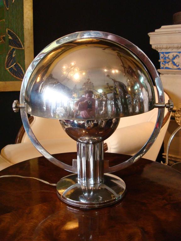 Art Deco Streamline Desk Table Lamp, 1930s at 1stDibs