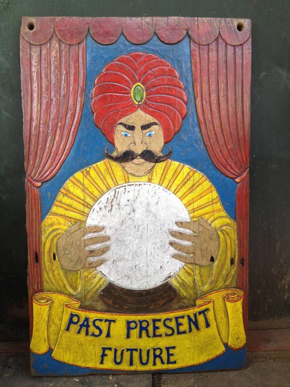 Fortune Teller Circus sign at 1stDibs