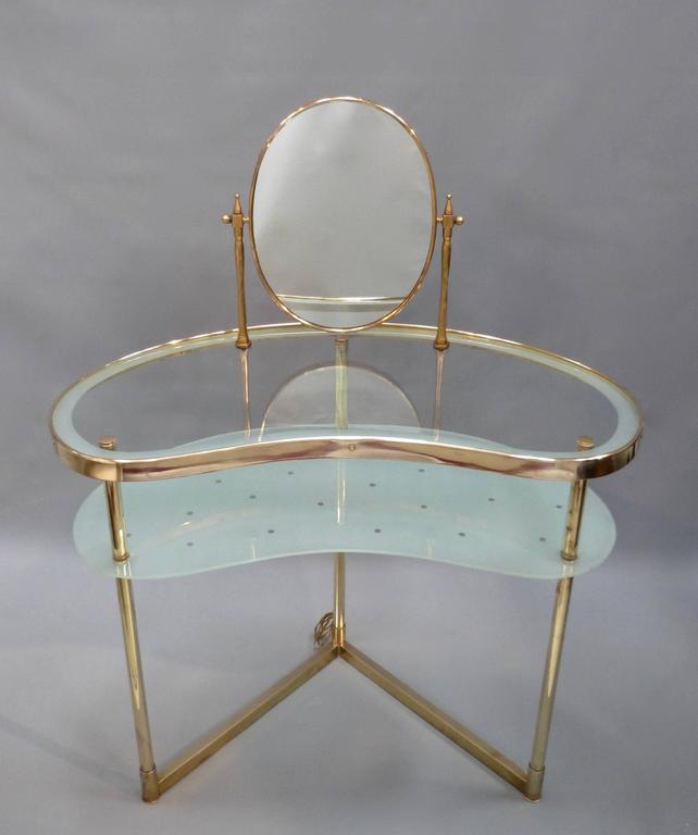 Italian Glass Dressing Table at 1stDibs