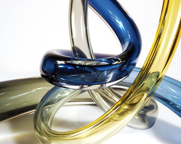 Sporelove Blown Glass Sculpture Set Of 3 For Sale At 1stdibs