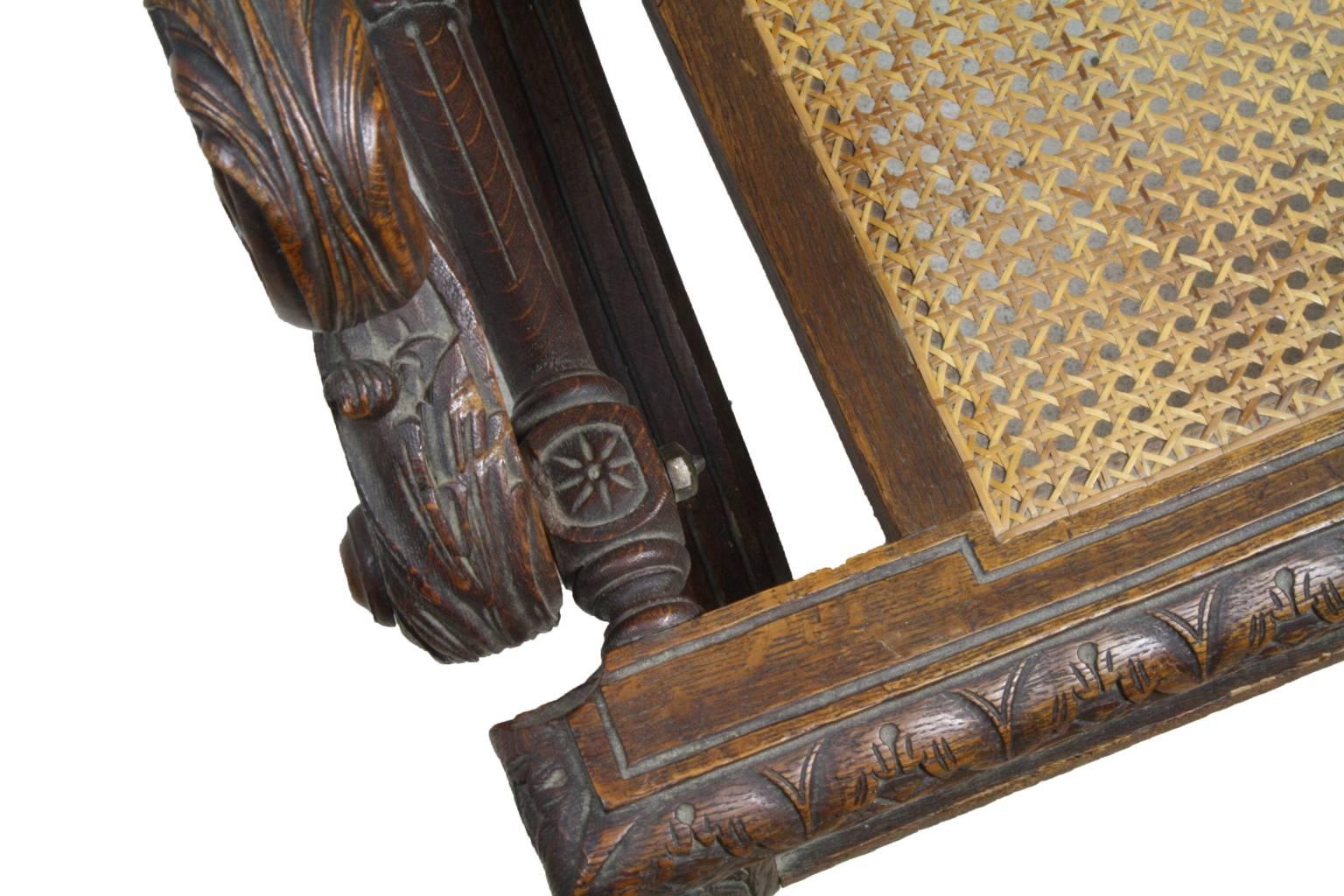 19th Century French Folding Hunt Chair For Sale at 1stDibs