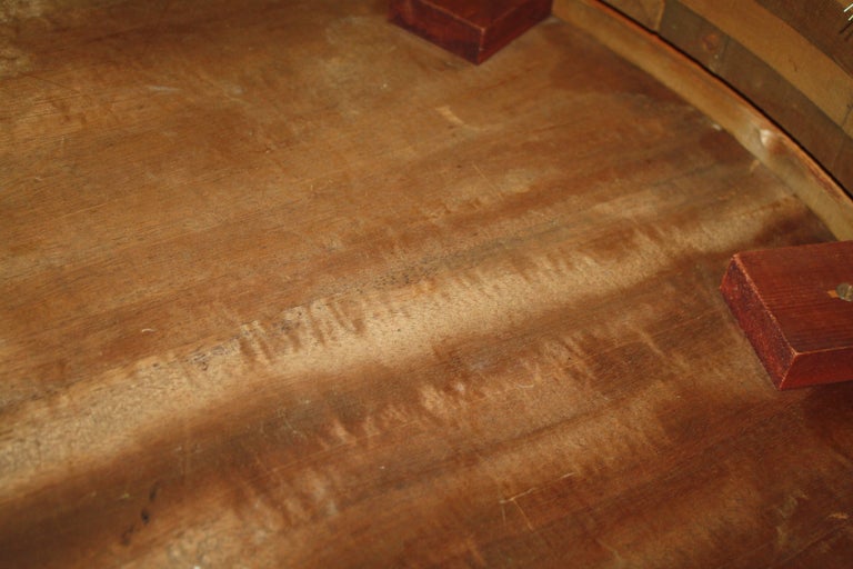 French High Fleck Oak Occasional or Side Table, circa 1930 For Sale at ...