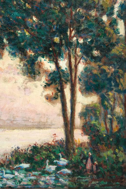 Oil on Canvas Original by Jean Deville, Student of Maximilien Luce For ...