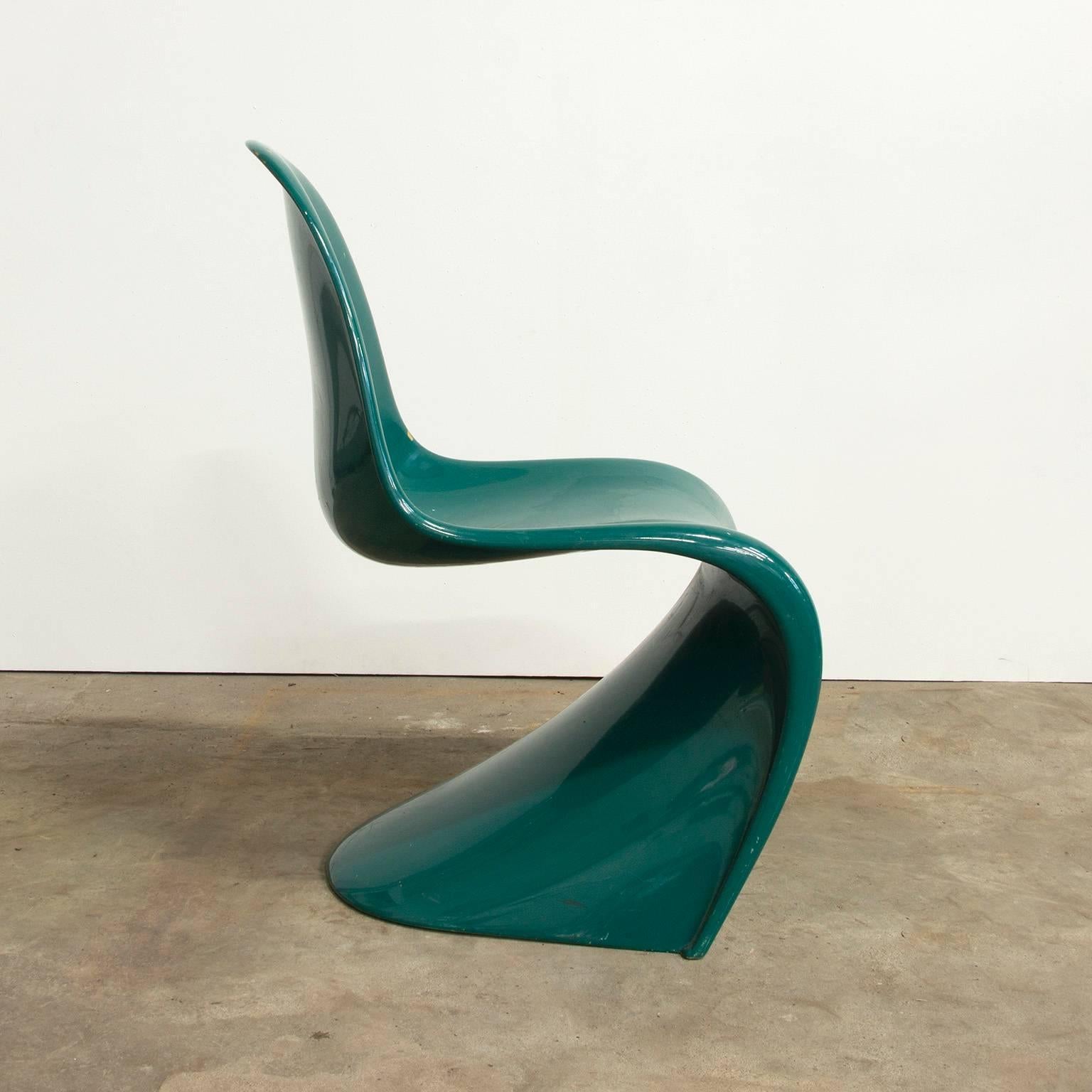 1965 Verner Panton Stacking Chair, Herman Miller, First Edition in ...