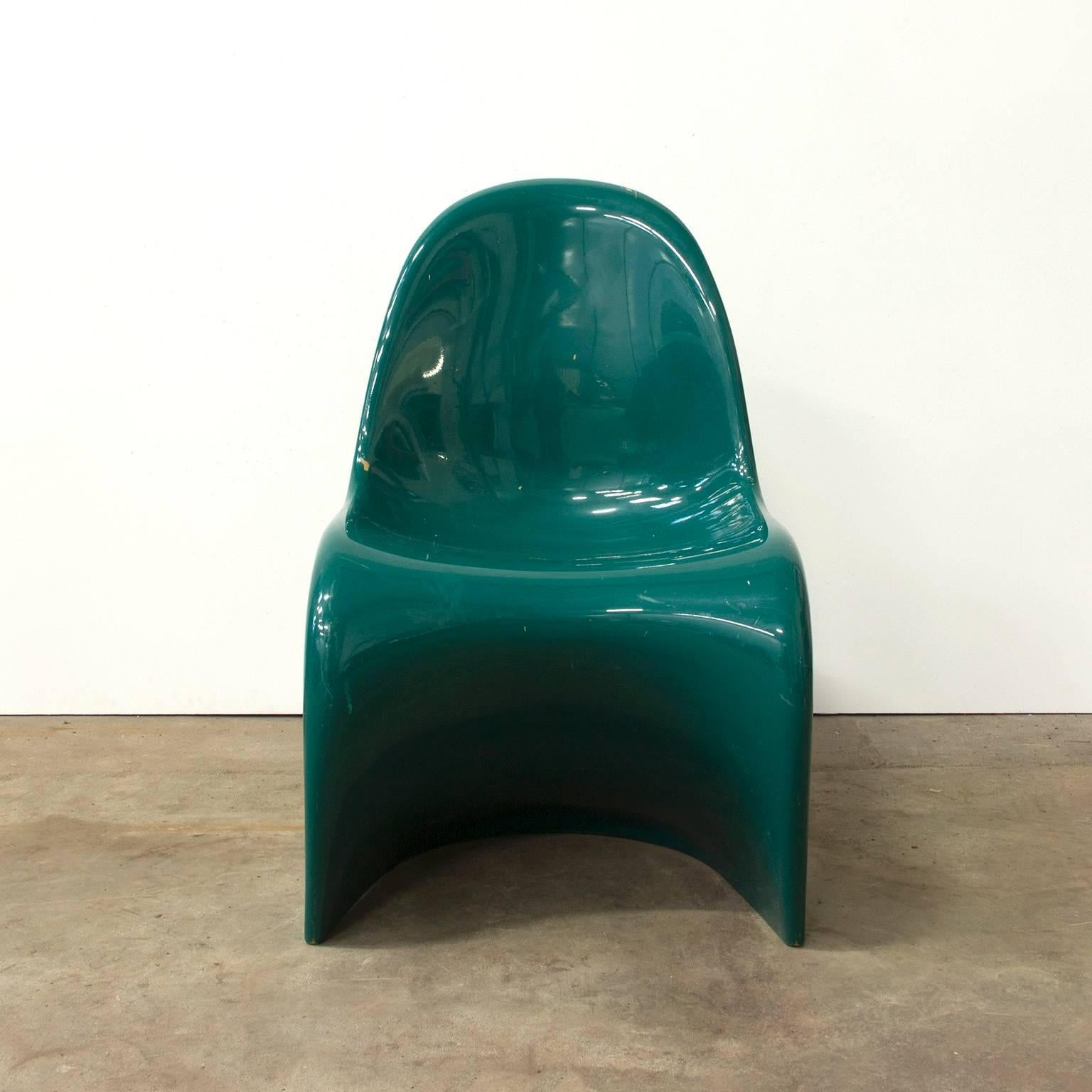 1965 Verner Panton Stacking Chair, Herman Miller, First Edition in ...