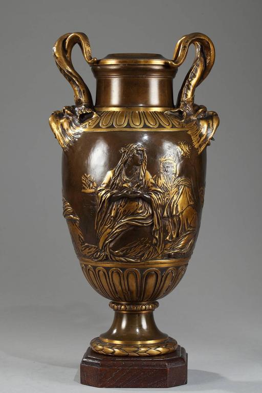 Pair of Bronze Vases by Ferdinand Barbedienne, 19th Century at 1stDibs ...