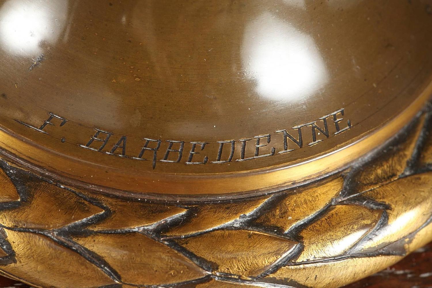 Pair of Bronze Vases by Ferdinand Barbedienne, 19th Century For Sale at ...