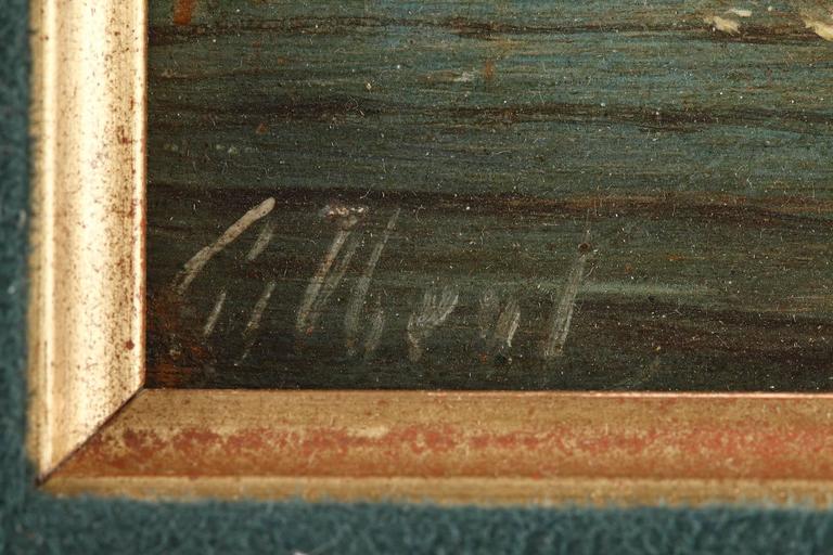 Pair of Seascape Oil Paintings by Pierre-Julien Gilbert at 1stDibs