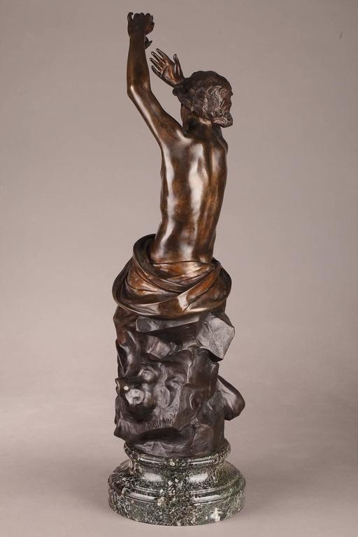 Le Crepuscule 'Twilight' by Luca Madrassi, Bronze Sculpture, Late 19th ...