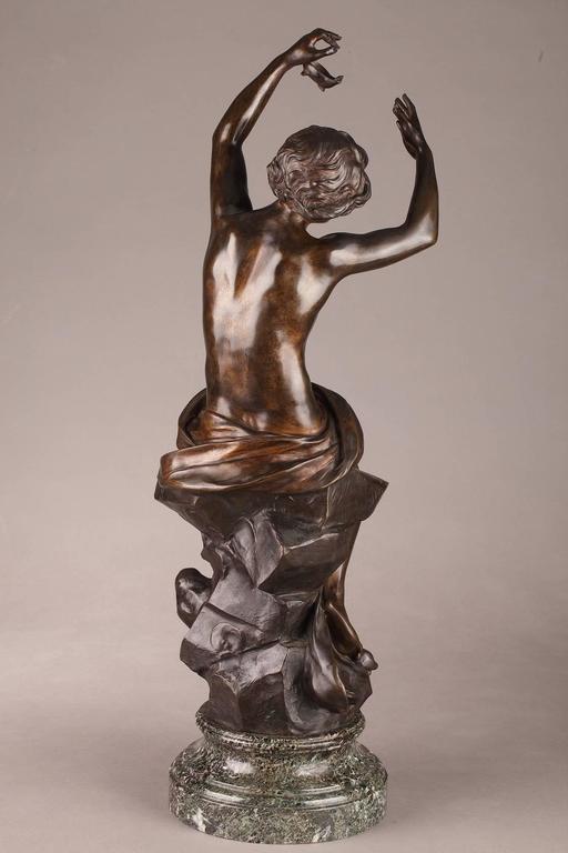 Le Crepuscule 'Twilight' by Luca Madrassi, Bronze Sculpture, Late 19th ...