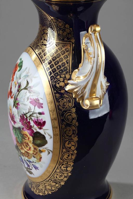 Pair of 19th Century Bayeux Porcelain Vases at 1stDibs