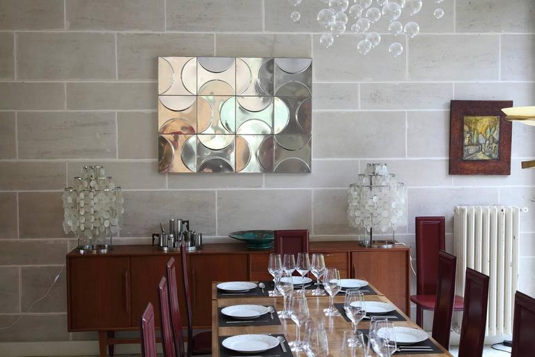 1970s Wall Panel with Kinetic Decoration at 1stDibs
