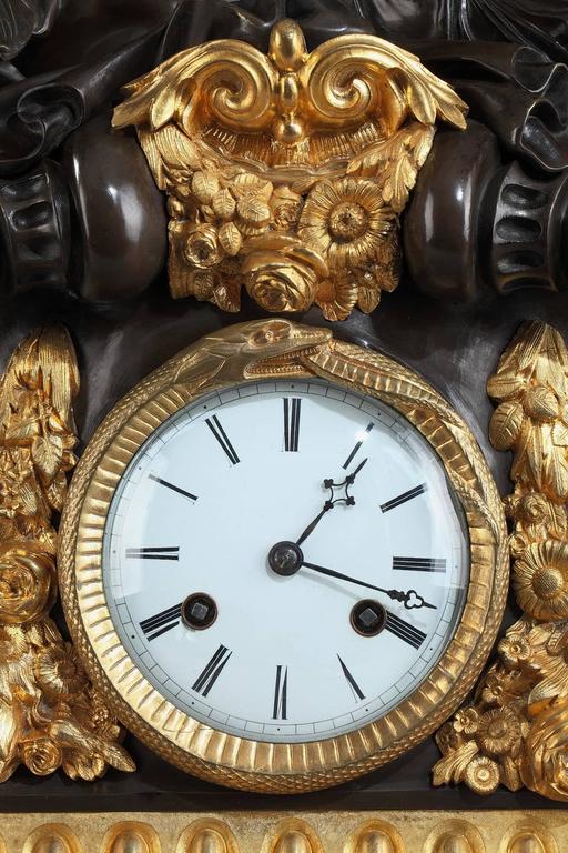 Exceptional Napoleon III Clock "The Use of Time” and Pair of ...