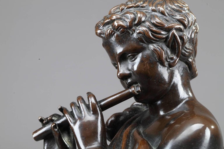 19th Century Bronze Sculpture "Marsyas Playing the Flute" at 1stDibs ...