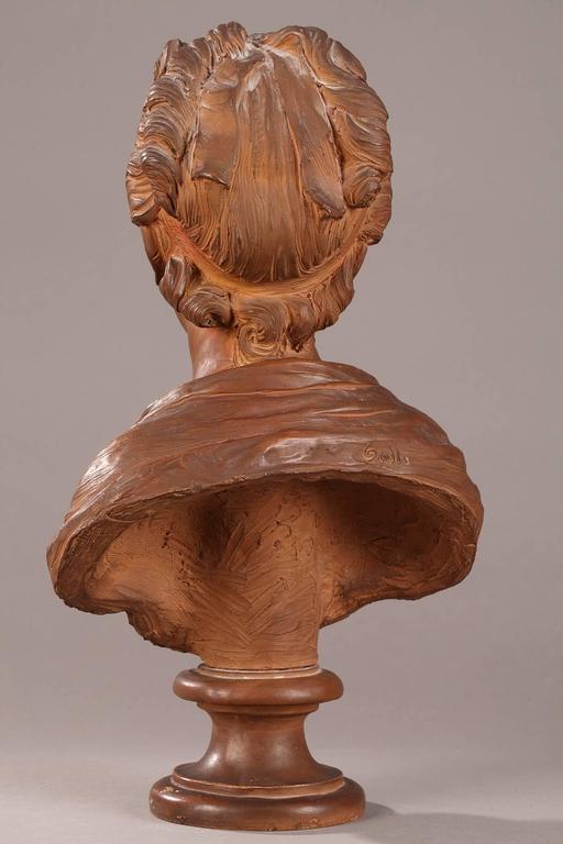 Bust of a Woman in Terracotta at 1stDibs