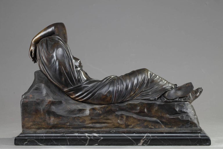 Bronze "The Sleeping Ariadne" Also Called "Cleopatra" after the Antique ...
