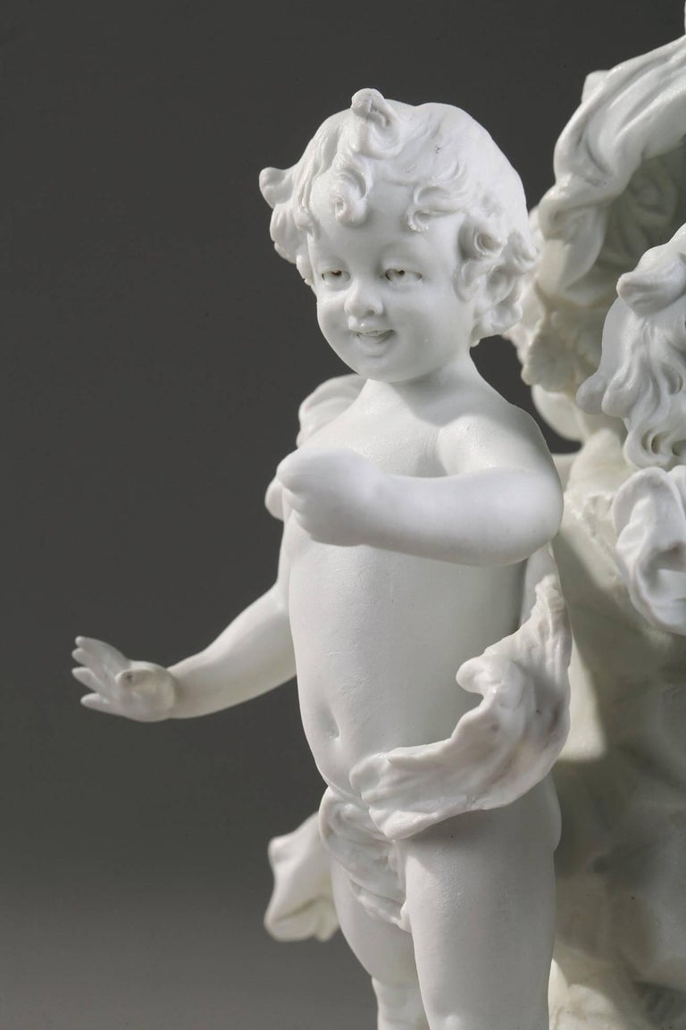 Late 19th Century Bisque Figural Group Putti Dancing at 1stDibs