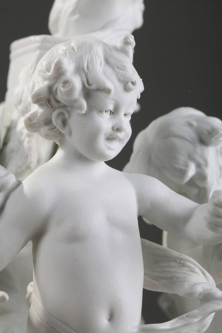 Late 19th Century Bisque Figural Group Putti Dancing at 1stDibs