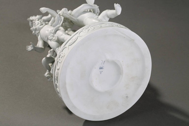 Late 19th Century Bisque Figural Group Putti Dancing at 1stDibs