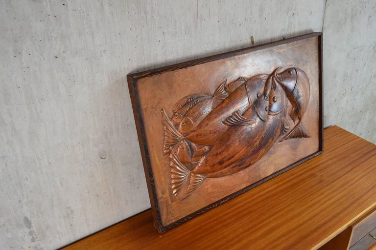 Tshibanda Bondo Copper Fish Relief For Sale at 1stDibs