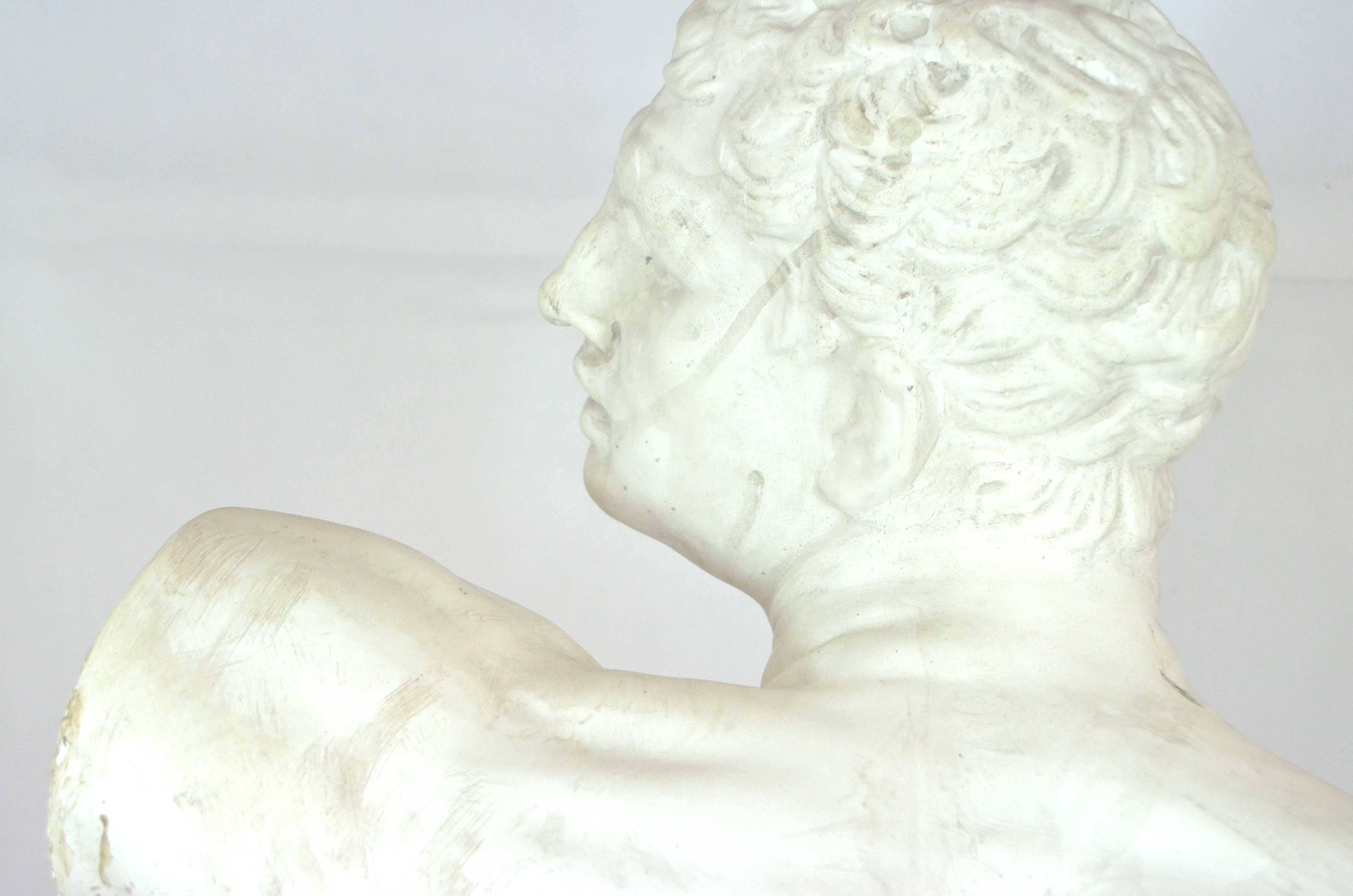 Gladiator Borghese Plaster Bust, Mid-20th Century at 1stDibs ...