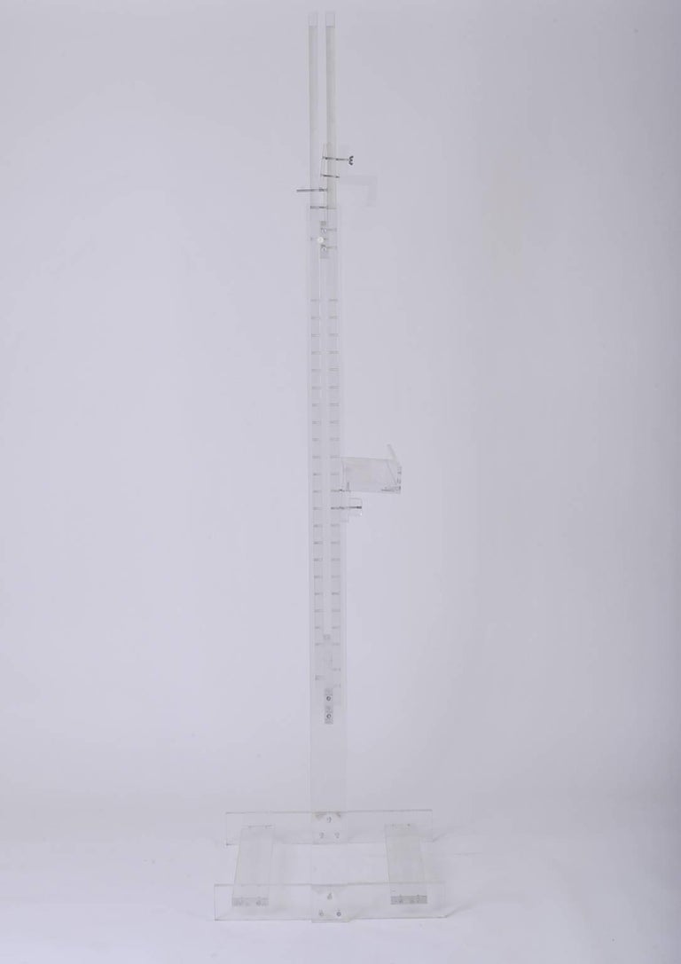 French 1970s Monumental Perspex Easel at 1stDibs